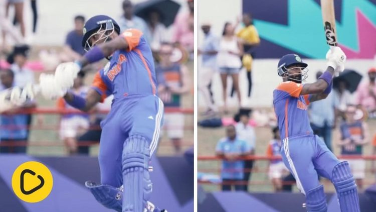 Watch: Hardik Pandya Plays True Helicopter Shot, Spins 360 After ...