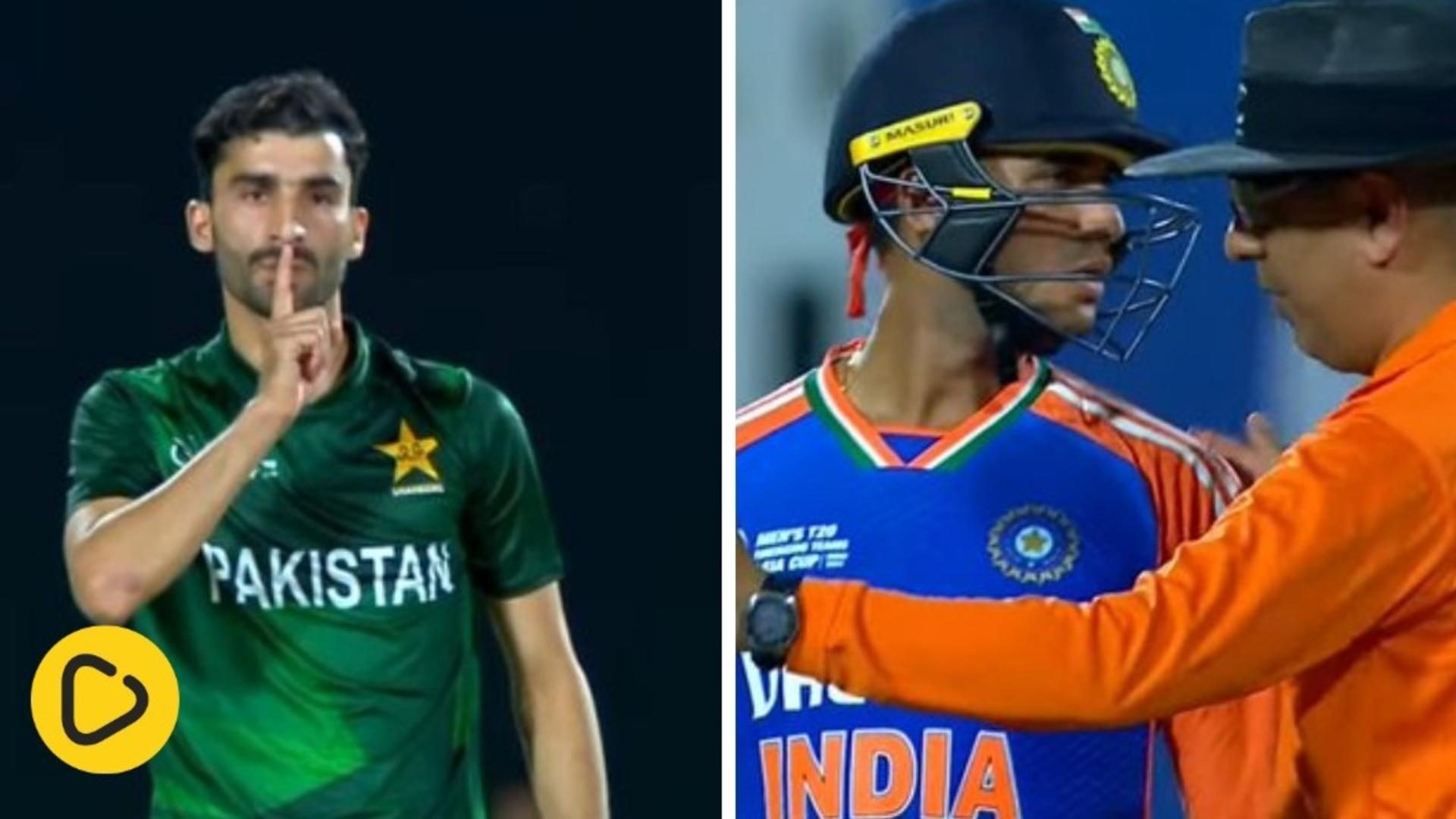 Watch: Pakistan Spinner Gives Animated Send-Off To Abhishek Sharma ...