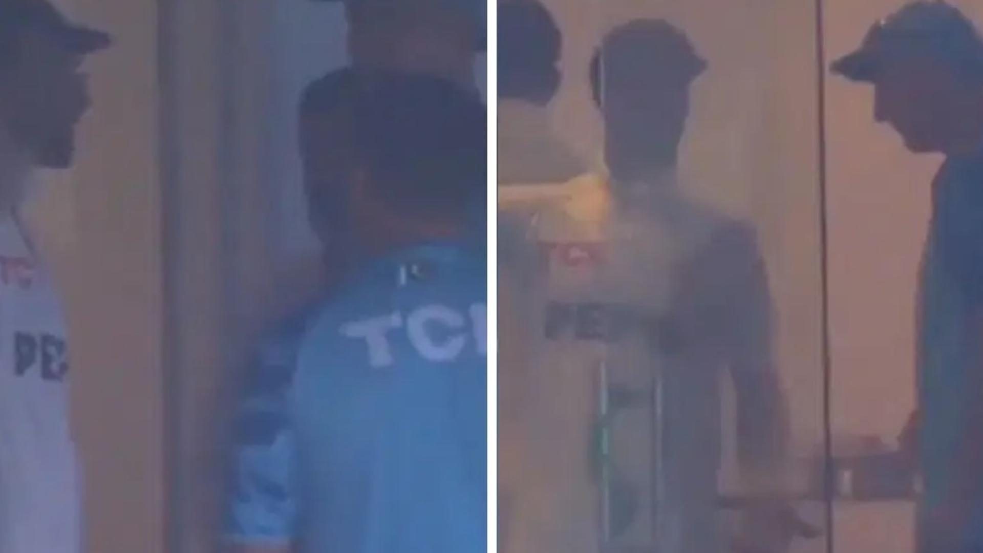 'Heated Moment' - Cameras Capture 'Animated' Dressing-Room Discussion ...