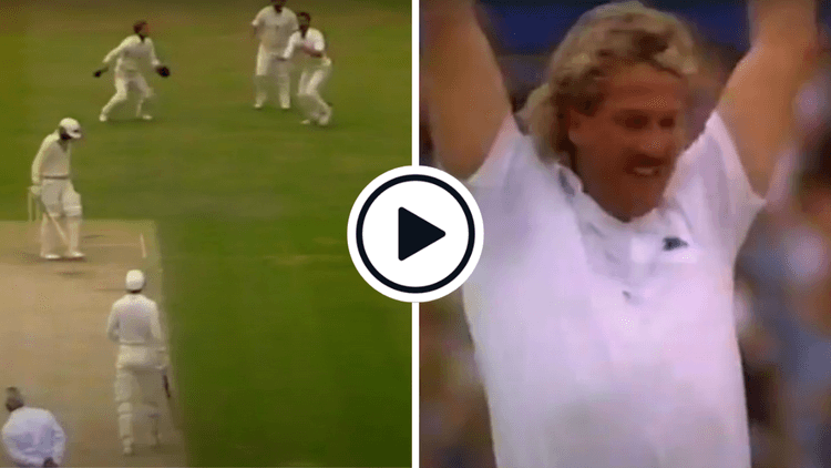 Watch: ‘Who writes your scripts?’ – Ian Botham strikes first ball on ...