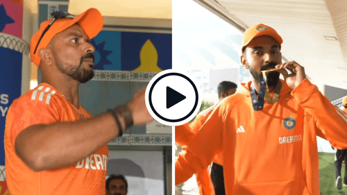 Watch: KL Rahul wins Fielder of the Match award, bites medal Olympic ...