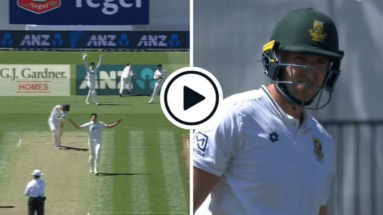 Watch: NZ debutant Will O’Rourke traps SA captain for maiden Test ...