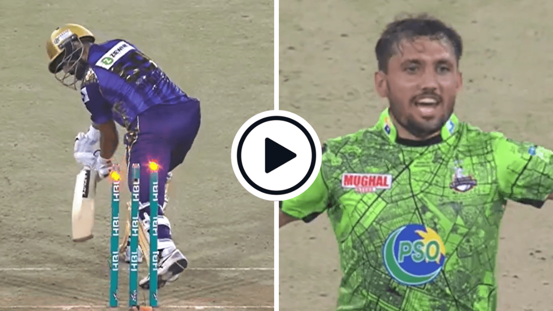 Watch: Zaman Khan ends Saud Shakeel blitz with perfect yorker