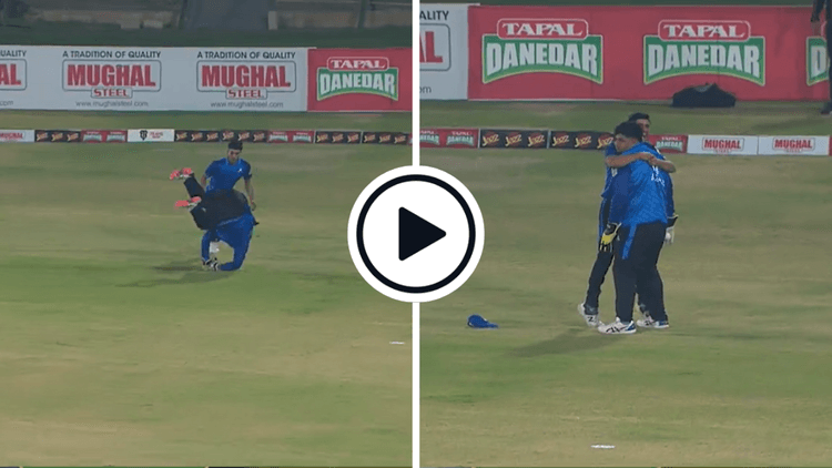 Watch: Pakistan wicketkeeper Azam Khan takes spectacular tumbling catch ...