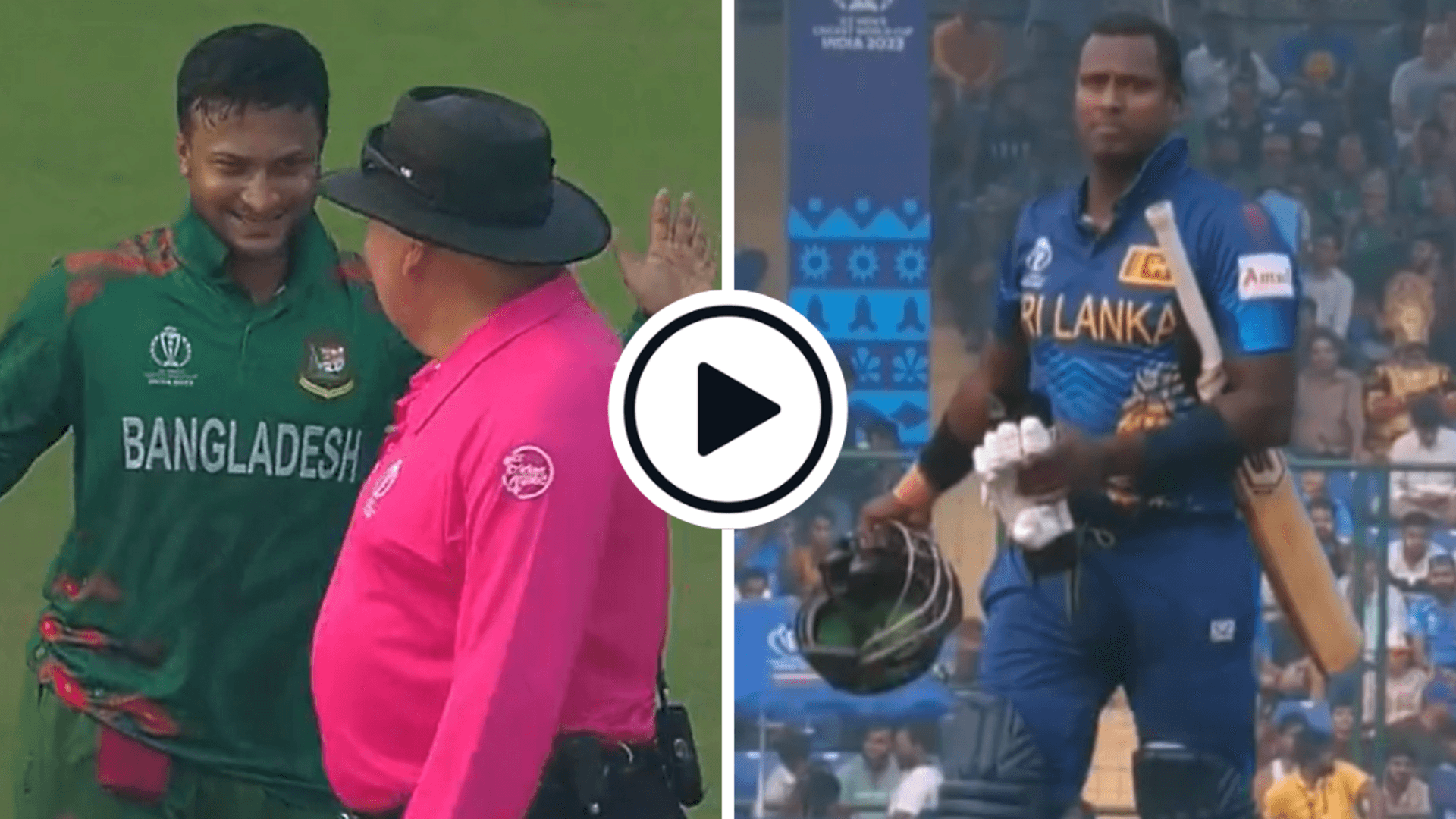 Watch: Angelo Mathews becomes first batter to be given timed out in ...