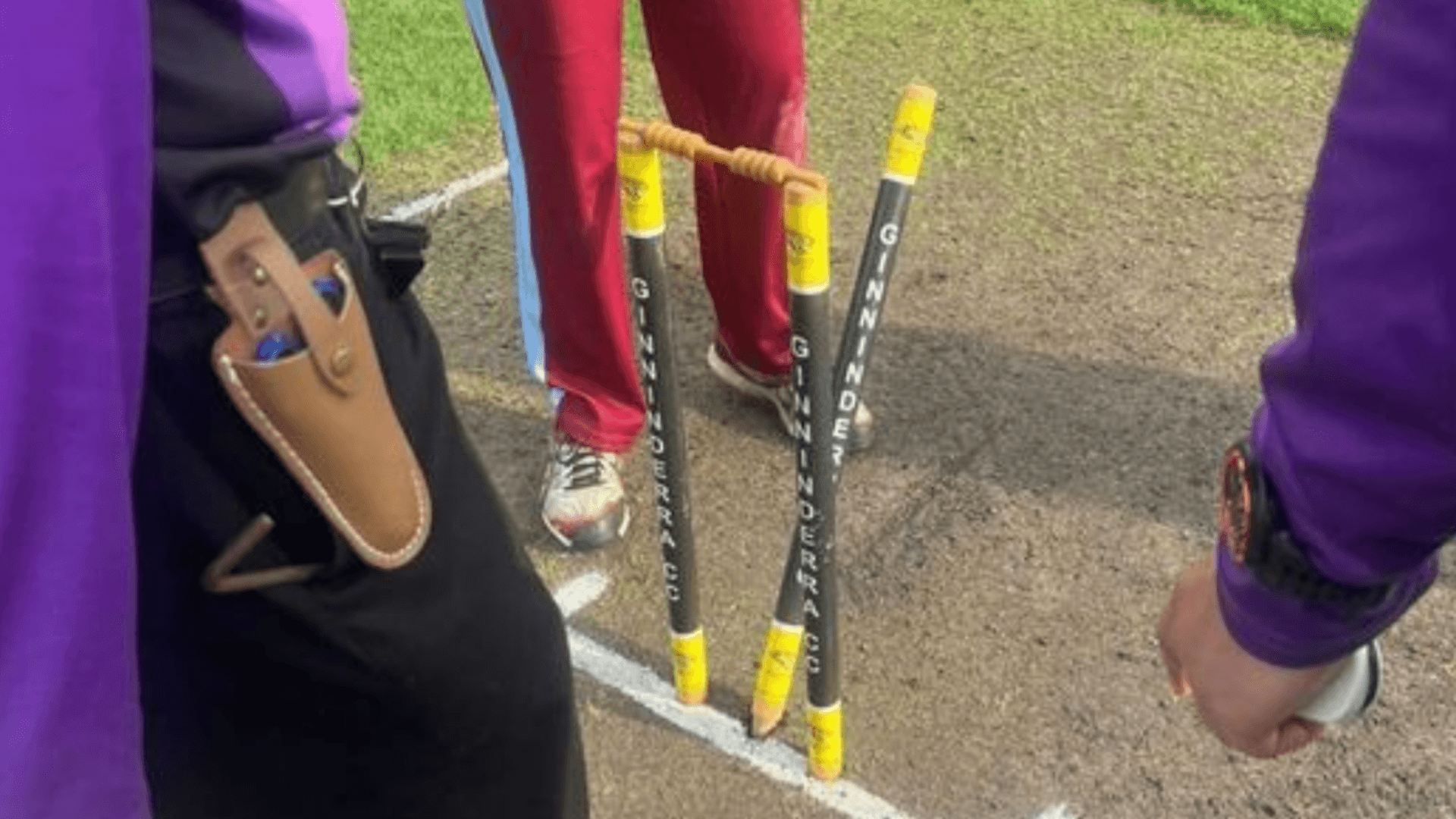 Stump knocked back, bails stay on: Freak occurrence in Australian Grade ...