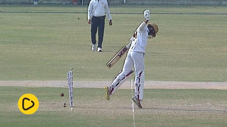 Watch: Batter Bizarrely Run Out Jumping Over Return Throw After Block ...