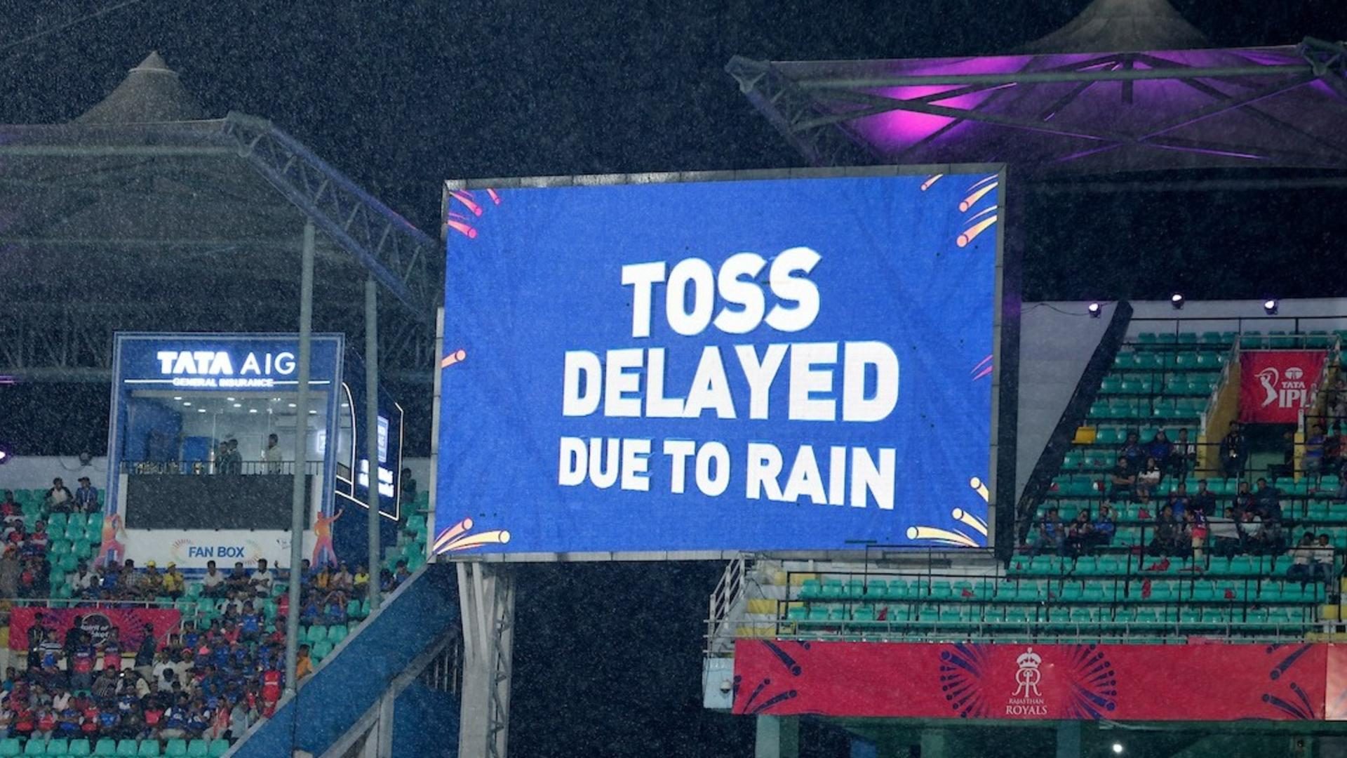 Explained: What Is The Cut-Off Time For A Five-Over Match In IPL? | RR ...